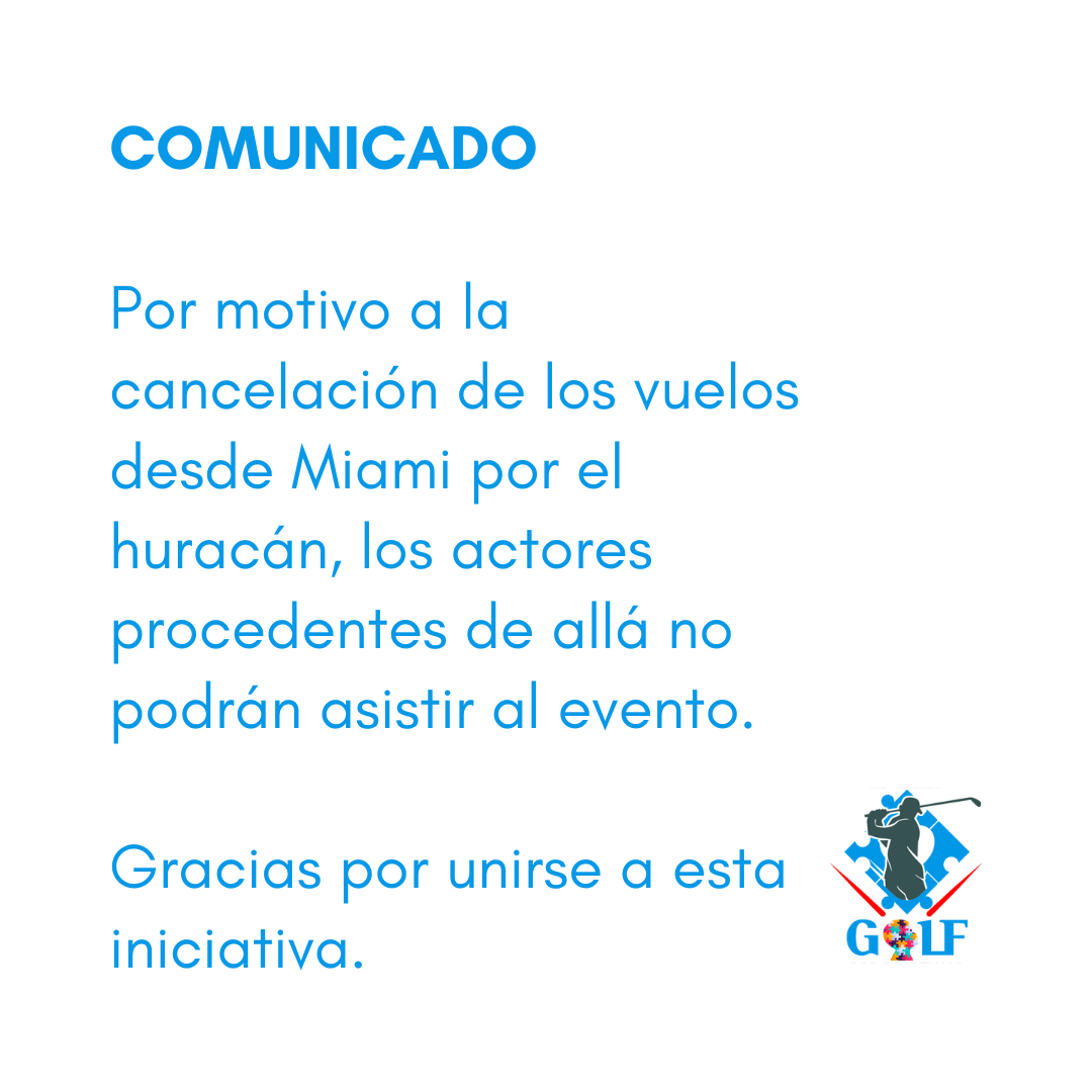 Debido Al Huracán Ian Los Actores Internacionales De Blue Charity Golf