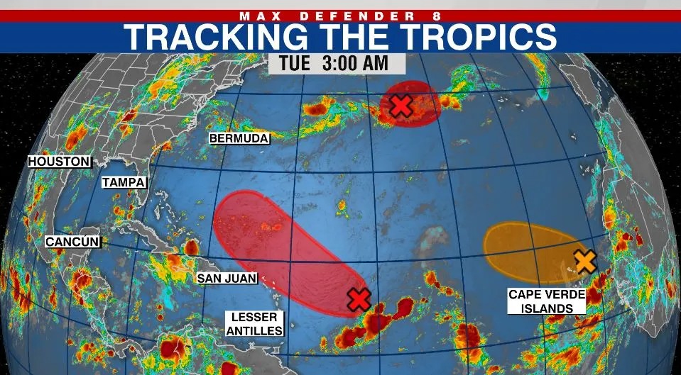 Se forma depresión tropical No. 5; Onamet continúa vigilando dos zonas de aguaceros - Periódico ...